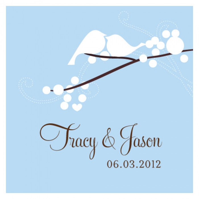Love Bird Square Tag | Print Canada Store