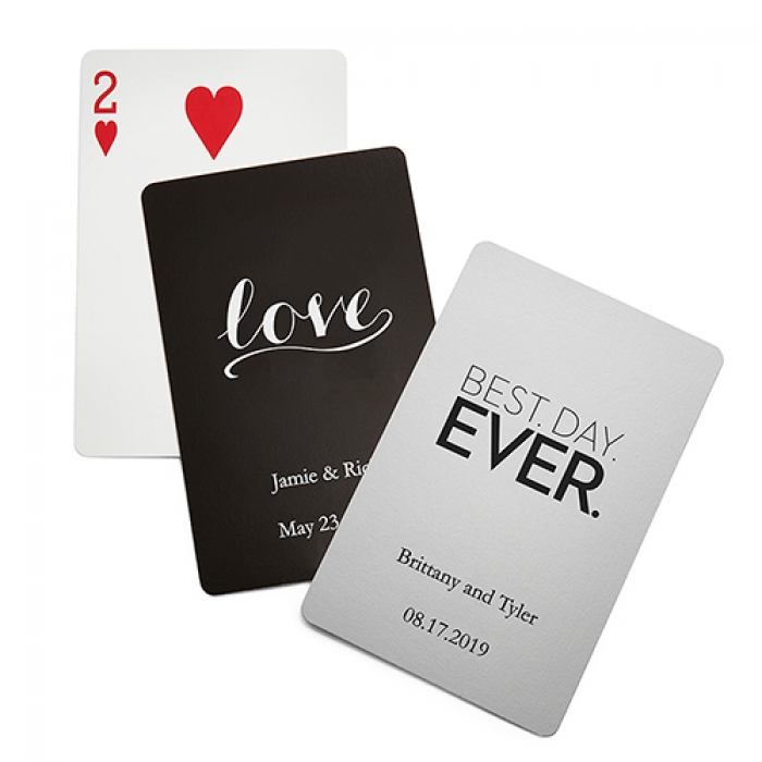 Personalized Foil Stamped Playing Cards | Print Canada Store