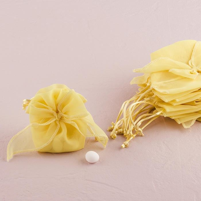 Organza Drawstring Bags with Decorative Bow | Print Canada Store