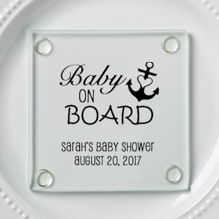 Personalized Baby Shower Coasters | Print Canada Store