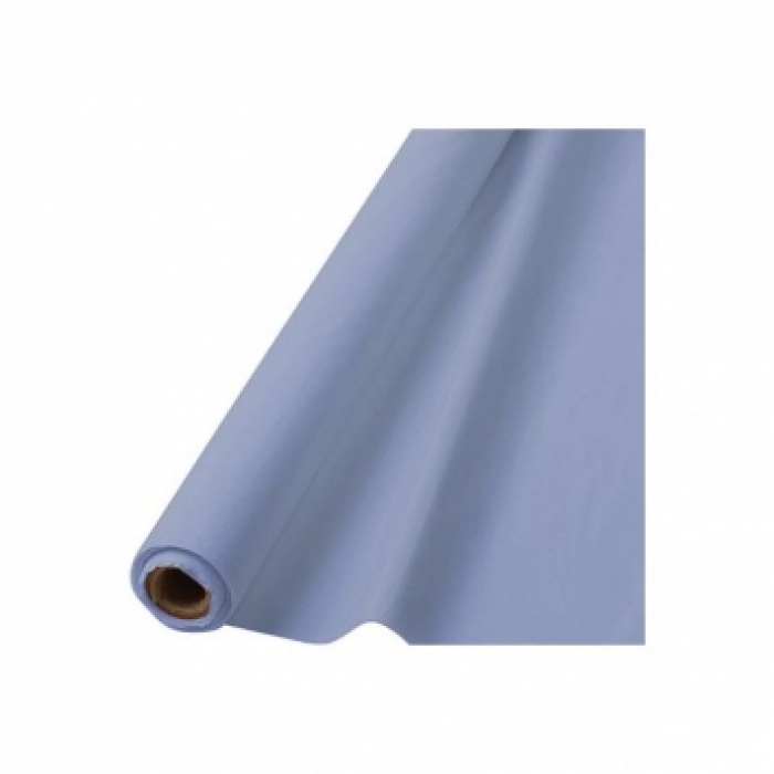 Pastel Blue Solid Table Roll, 40" x 100' | Print Canada Store